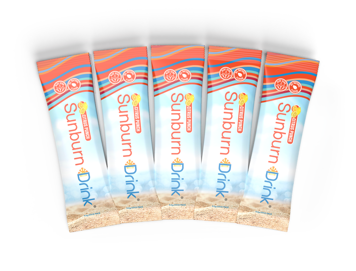 Sunburn Relief with Sunburn Drink | All-Natural skin care beverage