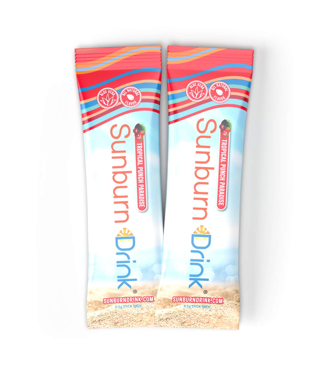 Sunburn Drink | Zero Sugar, After Sun Hydration, Travel Ready Sticks